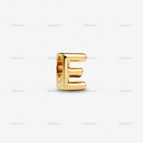 Pandora | Jewelry | Pandora Letter E Alphabet Mini Charmpendant | Poshmark